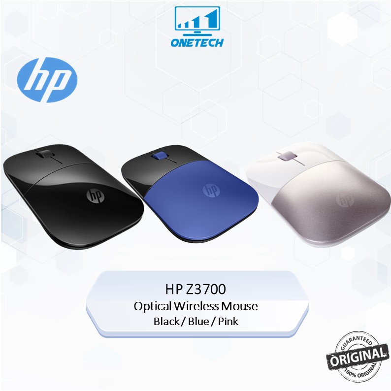 HP Z3700 Optical Wireless Mouse - Black / Blue / Pink / HP Z3700 Dual ...