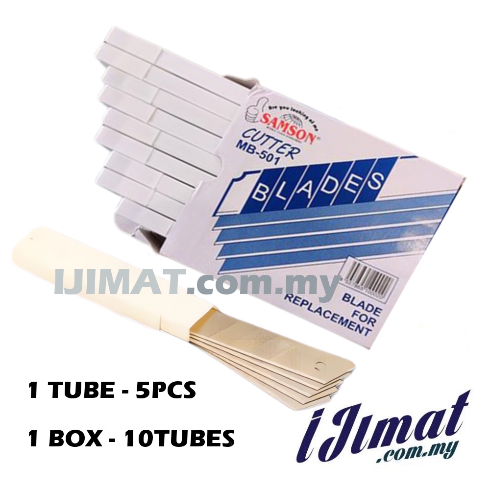 Samson MB-501 Cutter Blade (Big) (10tubes/box) | Shopee Malaysia