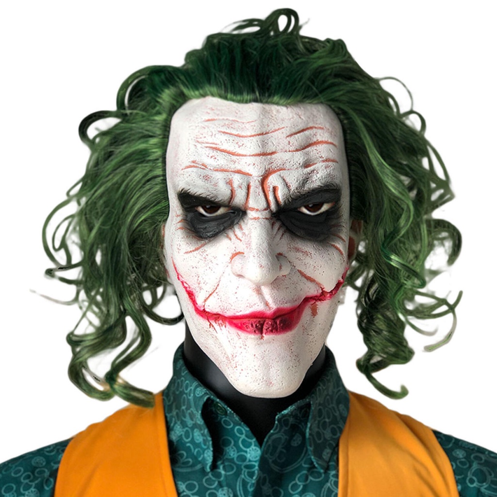 COLDPLAY-Joker Mask Scary Halloween Latex Masks for Adult Horror Clown ...