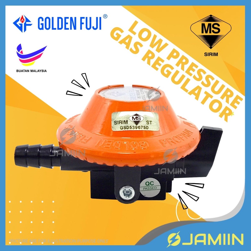 Golden Fuji 182DPDL LPG Low Pressure Gas Regulator Kepala Gas Tekanan ...
