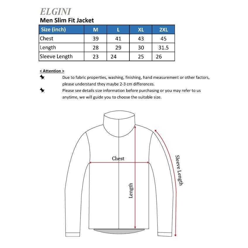 ELGINI E16154 Jaket Softshell Slim-Fit S-XXL | Water-Resistant Slim-Fit ...