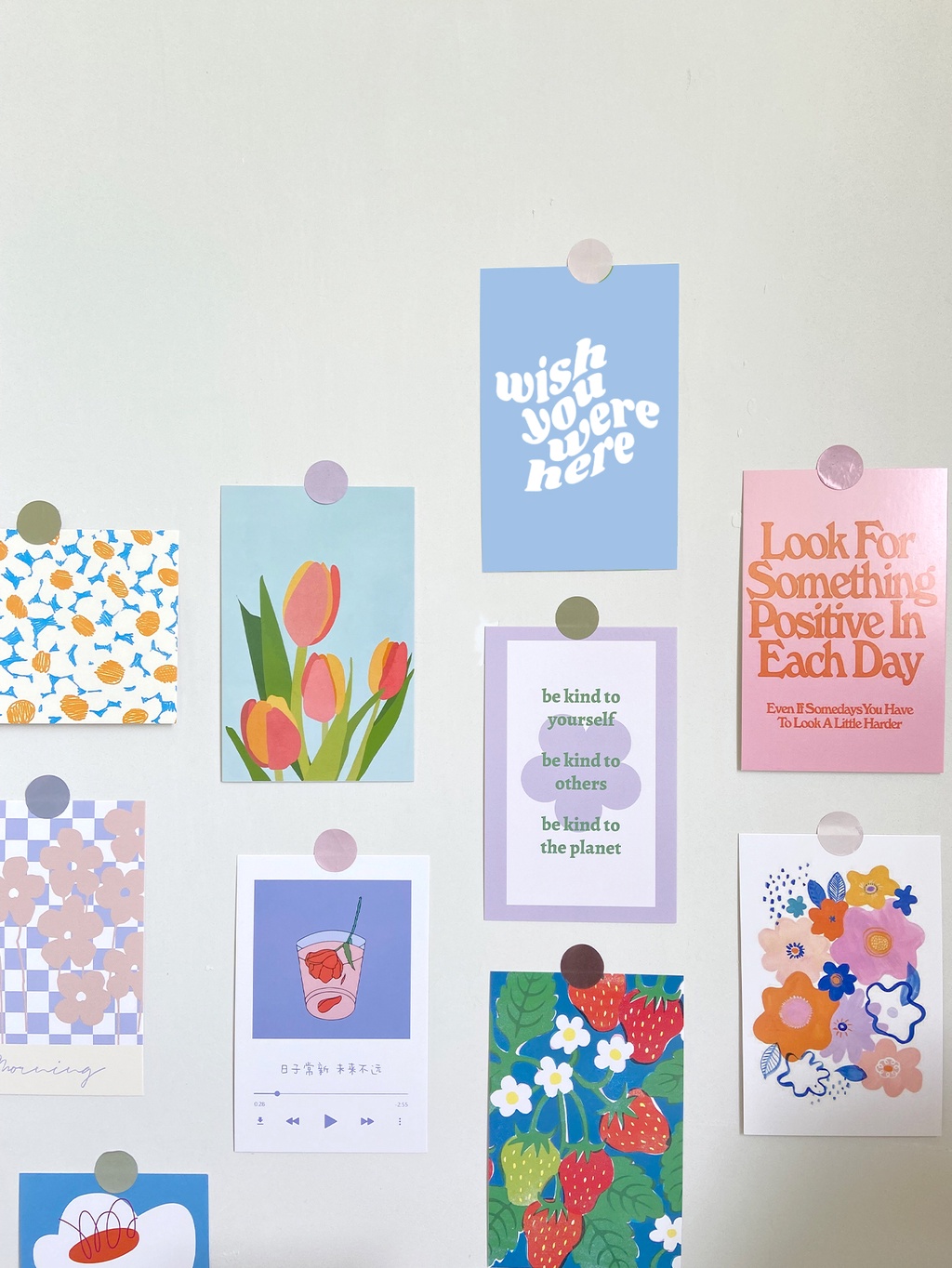 30 Postcards, Layered Art Greeting Cards, Love Mailing Cards in the ...