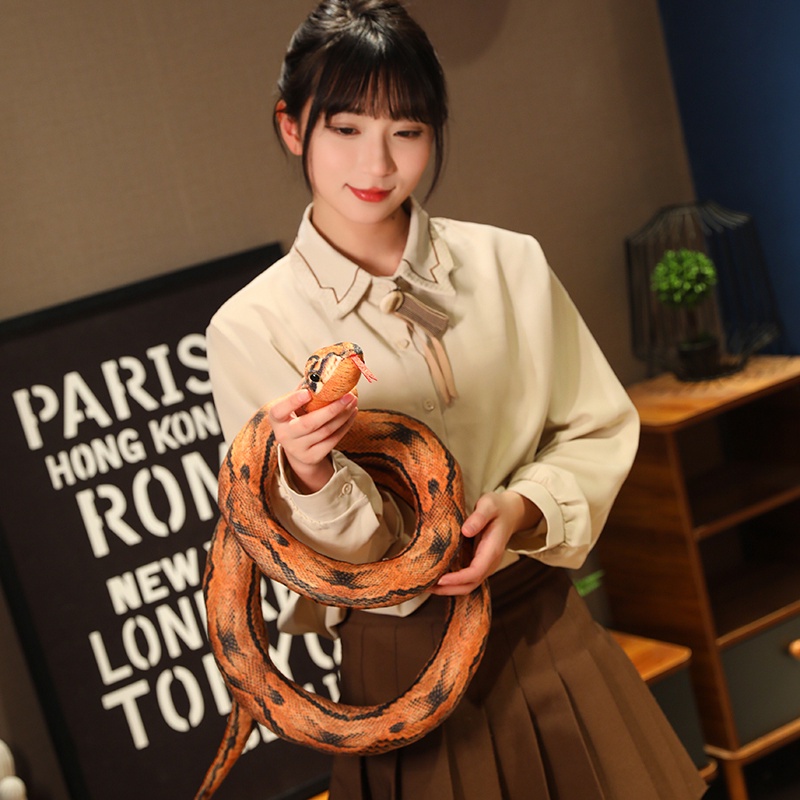 110/160/200/300cm Stuffed Toy Like Real Big Long Snake Python Plush Toy ...