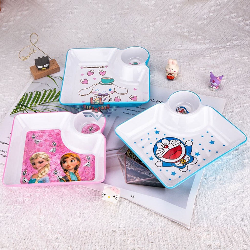 H-417 LSL GIFTS Melamine Plastic Plate Cartoon Hello Kitty Melody ...