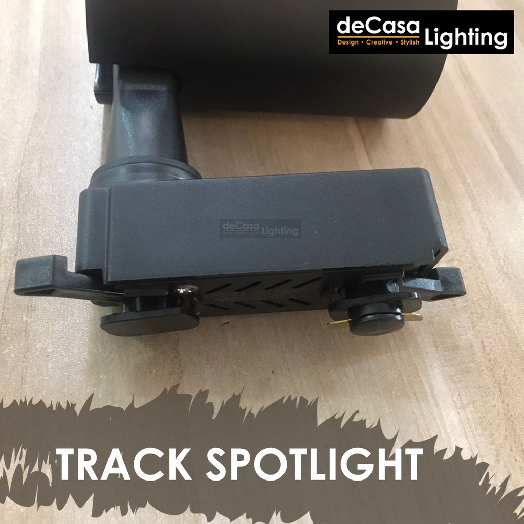 Decasa Lighting Single Spotlight Rail Track Tenjo Black Color Lighting ...