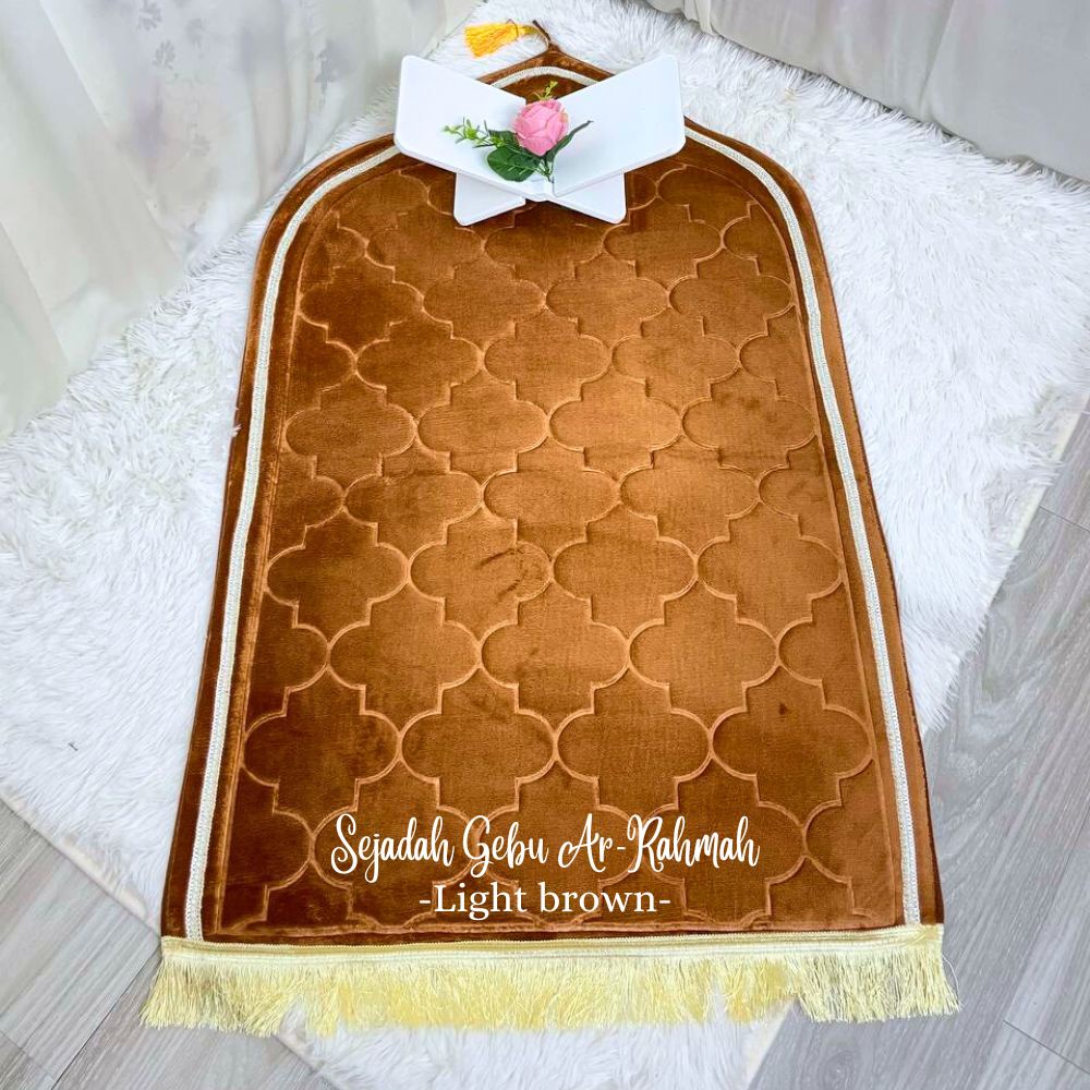 Sejadah Ar-Rahmah Gebu Berspan Tebal Anti Slip 14 Pilihan Warna Premium ...
