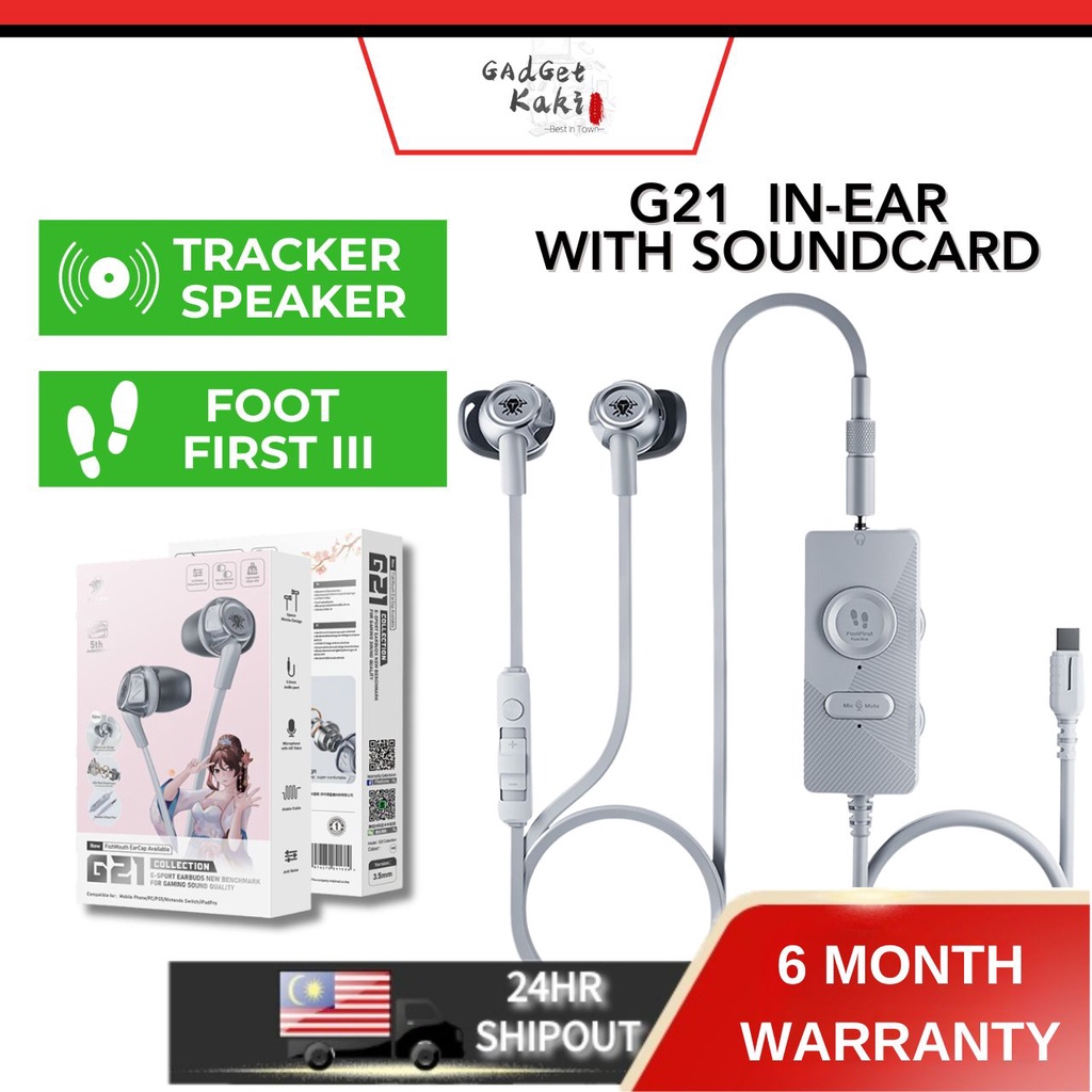 PLEXTONE G21 With Soundcard Noise Reduction Magnetic In Ear Earphone ...