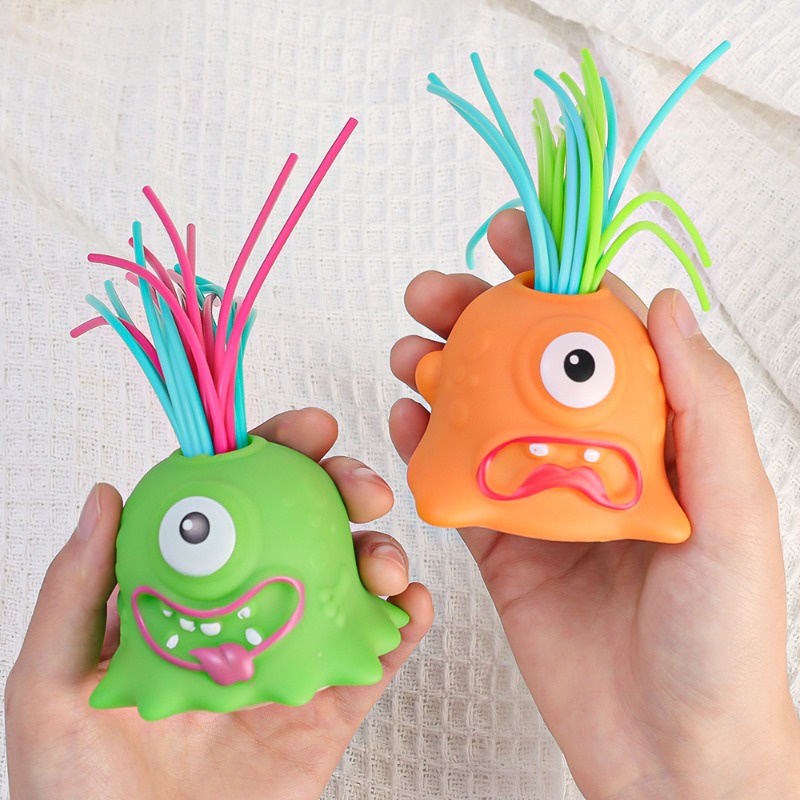 Funny Hair-Pulling Screaming Anxiety Relief Toys / Creative Fun ...