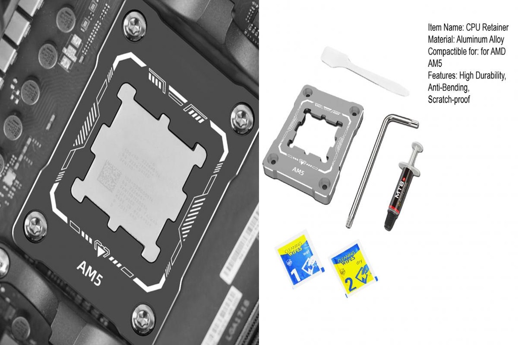 COOD Aluminum Alloy CPU Corrector Frame CPU Anti-pressure Fixing Buckle ...