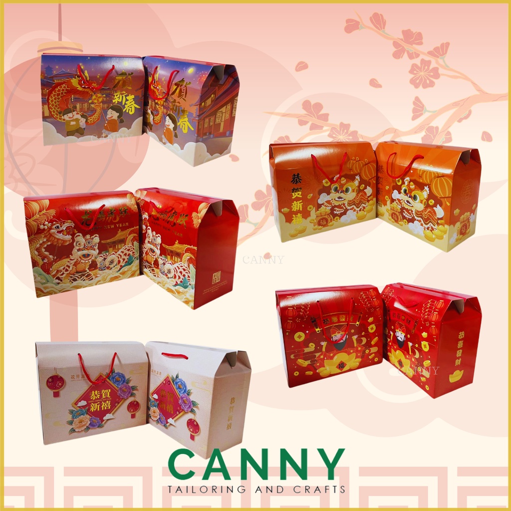 ( 1 PCS ) CHINESE NEW YEAR GIFT BOX / KOTAK UNTUK BOTOL KUIH / CNY GIFT ...