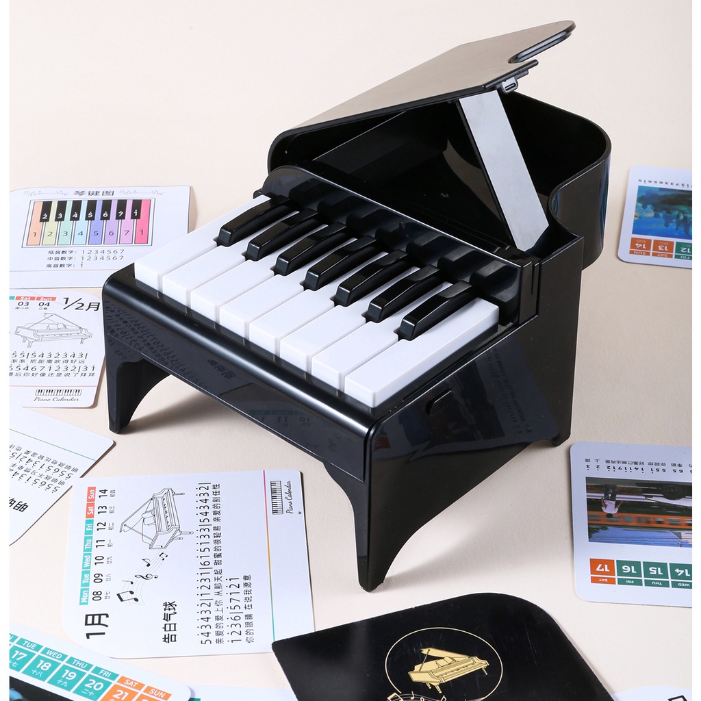 2024 New Playable Piano Calendar Creative Table Calendar Jay Mini ...