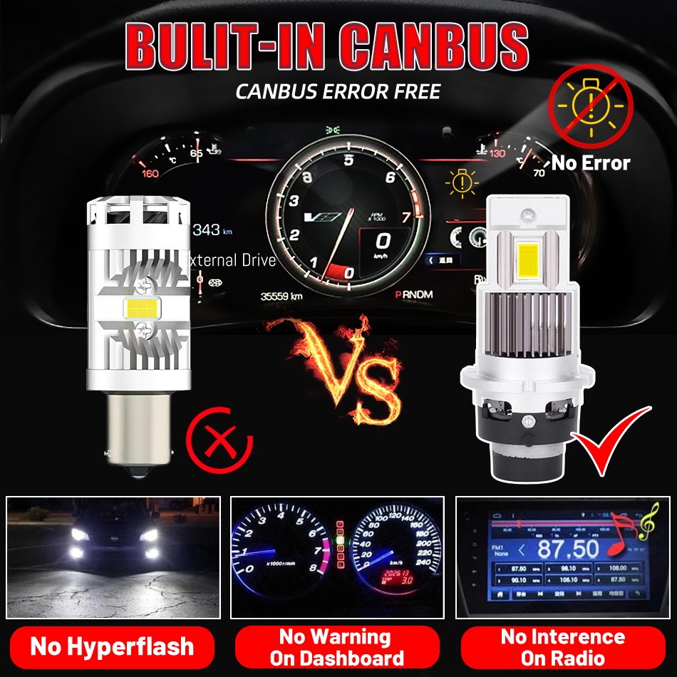D2S D4S LED car light bulb HID D1S D3S headlight D1R D2R D3R D4R D8S ...