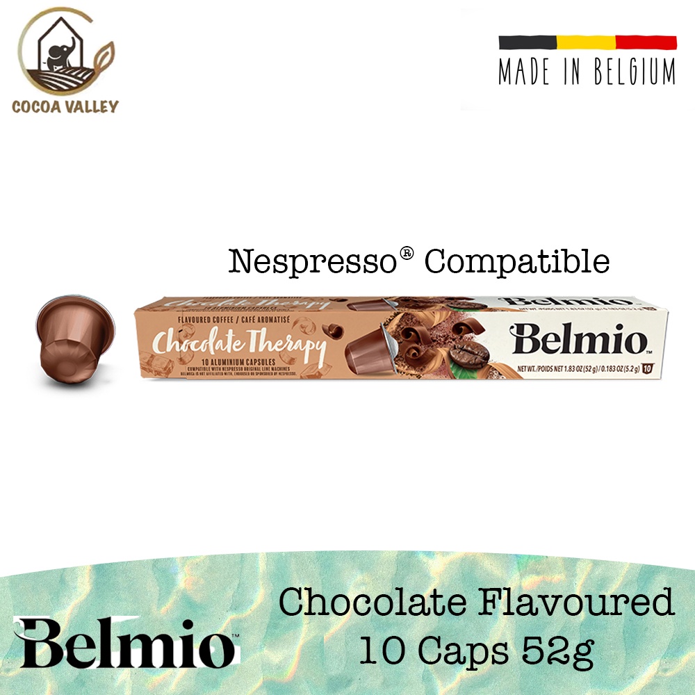 Belmio Nespresso Chocolate Flavoured Coffee Capsules 10 Caps 52g ...