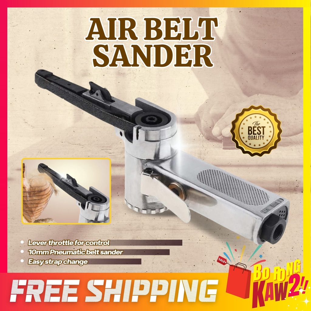 Industrial Heavy Duty 10mm Pneumatic Air Belt Sander Edge Sharpener ...