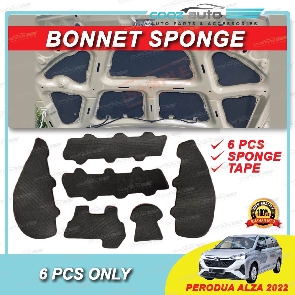 Perodua Alza NEW 2022 - 2023 Front Car Bonnet Sound Proof Hood Bonnet ...