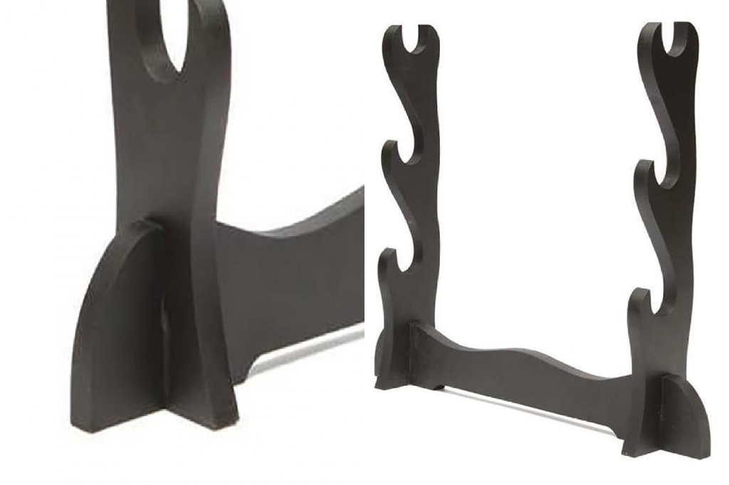 [Ma] Swords Stand Wooden Protective 1/2/3 Layer Wooden Samurai Swords ...