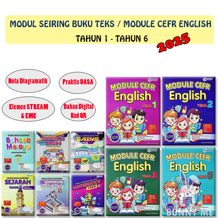 [BUNNY] 2025 SK Buku Sekolah : Nusamas Modul Seiring Buku Teks/ Module ...