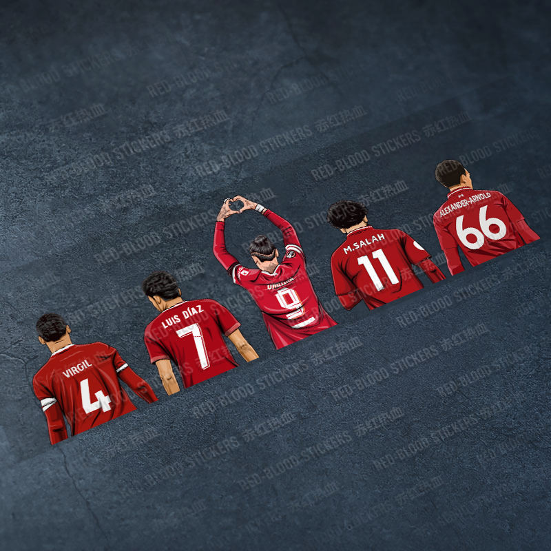 [ready Stock] Crimson Liverpool Car Sticker British Superball Star ...