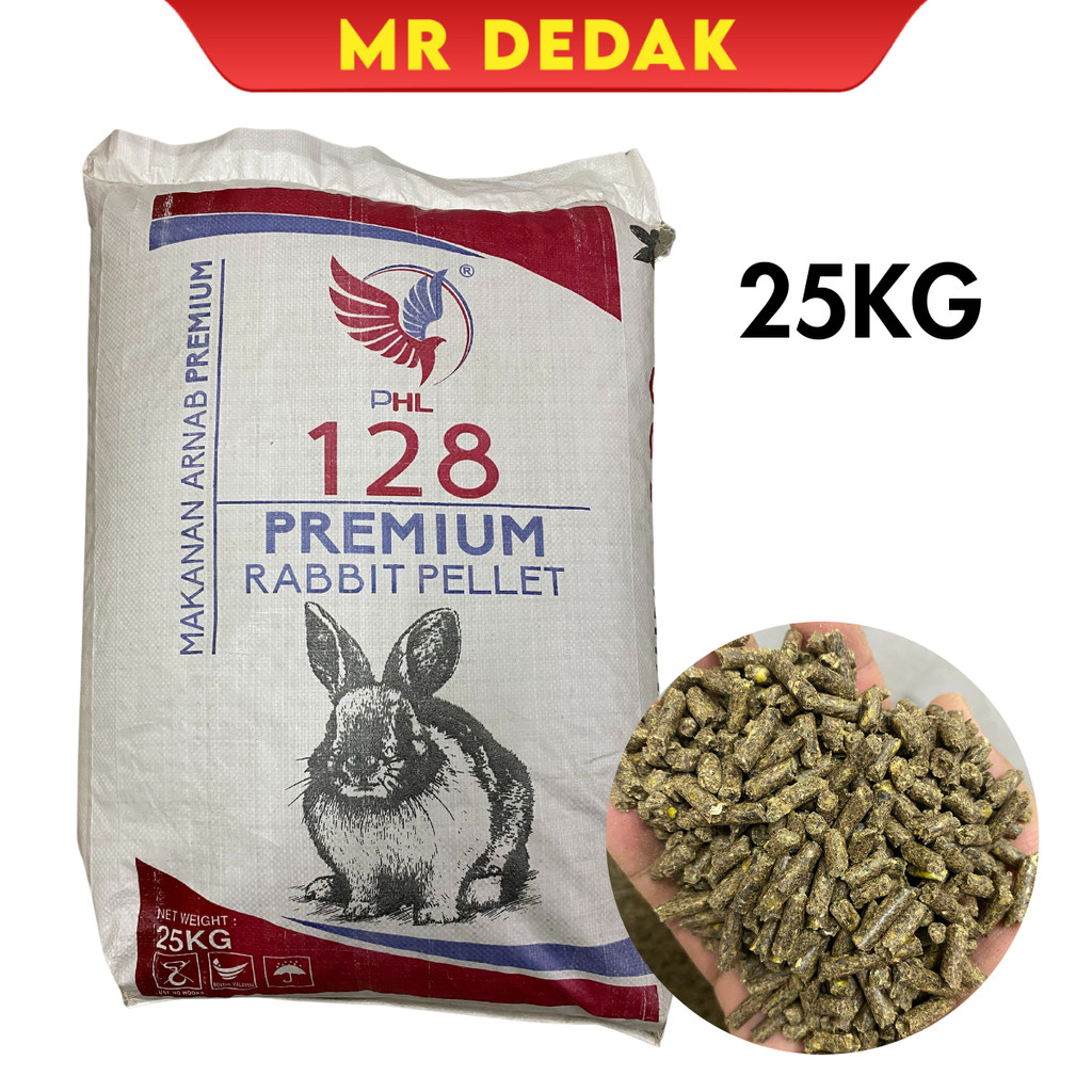 [25KG] [128] MAKANAN ARNAB PREMIUM PHL | RABBIT PALLET | RABBIT FOOD ...