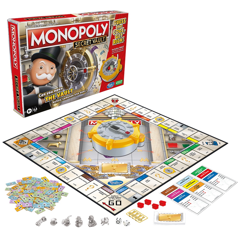 Monopoly Secret Vault with Vault Board Game From Hasbro | Shopee Malaysia