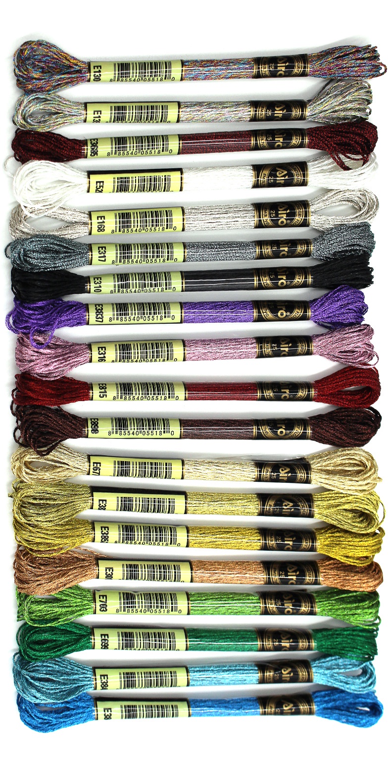 An 8 Meter 12 Strand High-quality Colored Gold and Silver Wire DIY ...