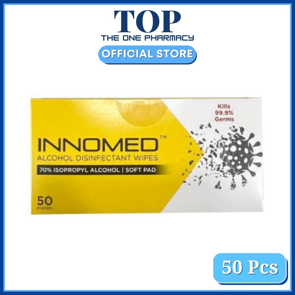 [EXP: 12/2025] InnoMed Alcohol Pad - 50Pcs | Shopee Malaysia