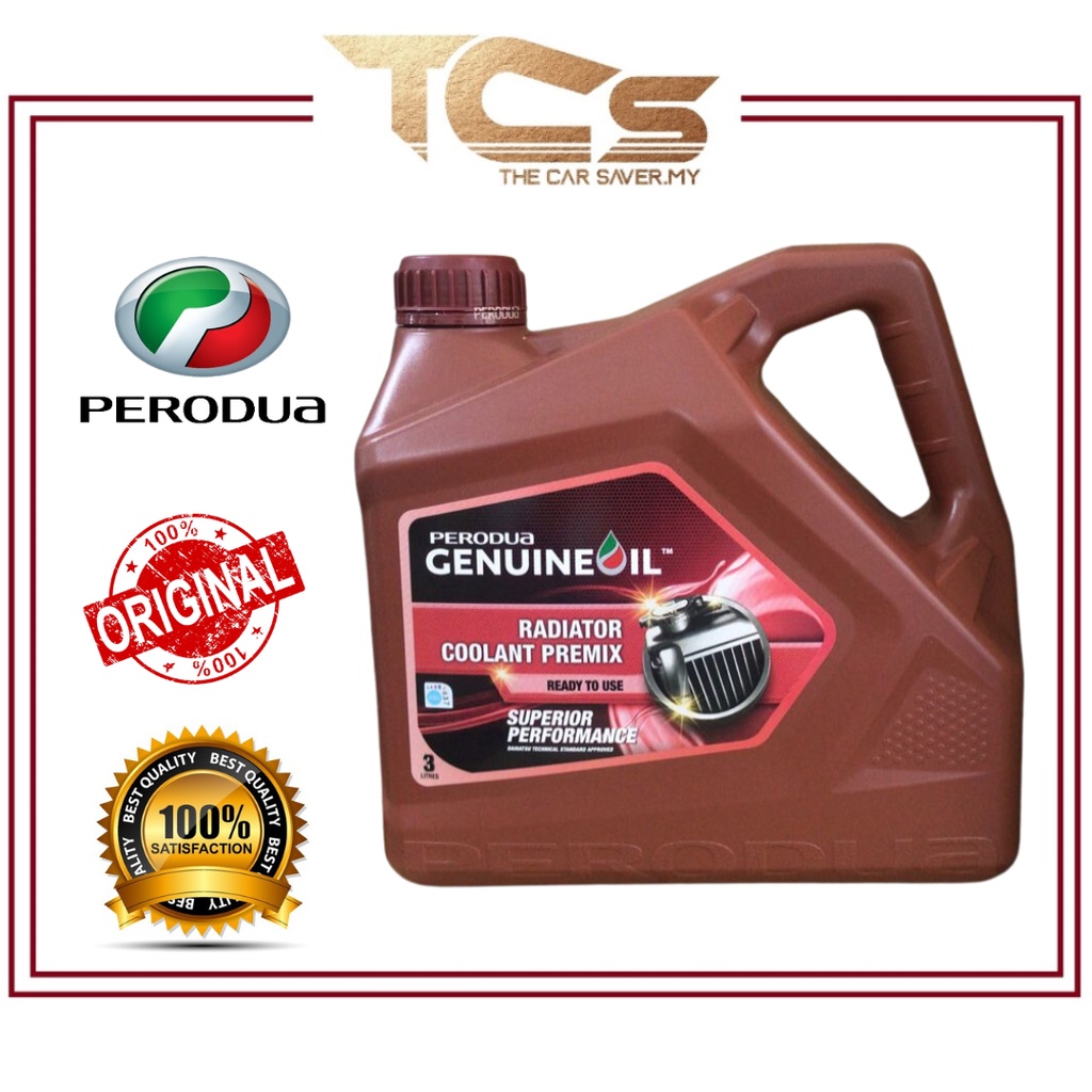 100% ORIGINAL PERODUA RADIATOR COOLANT 3L ( NEW PACKAGING ) | Shopee ...
