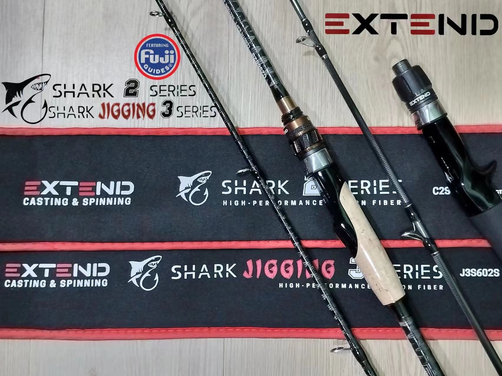 EXTEND SHARK 2 SERIES/ SHARK JIGGING 3 SERIES FISHING ROD | Shopee Malaysia