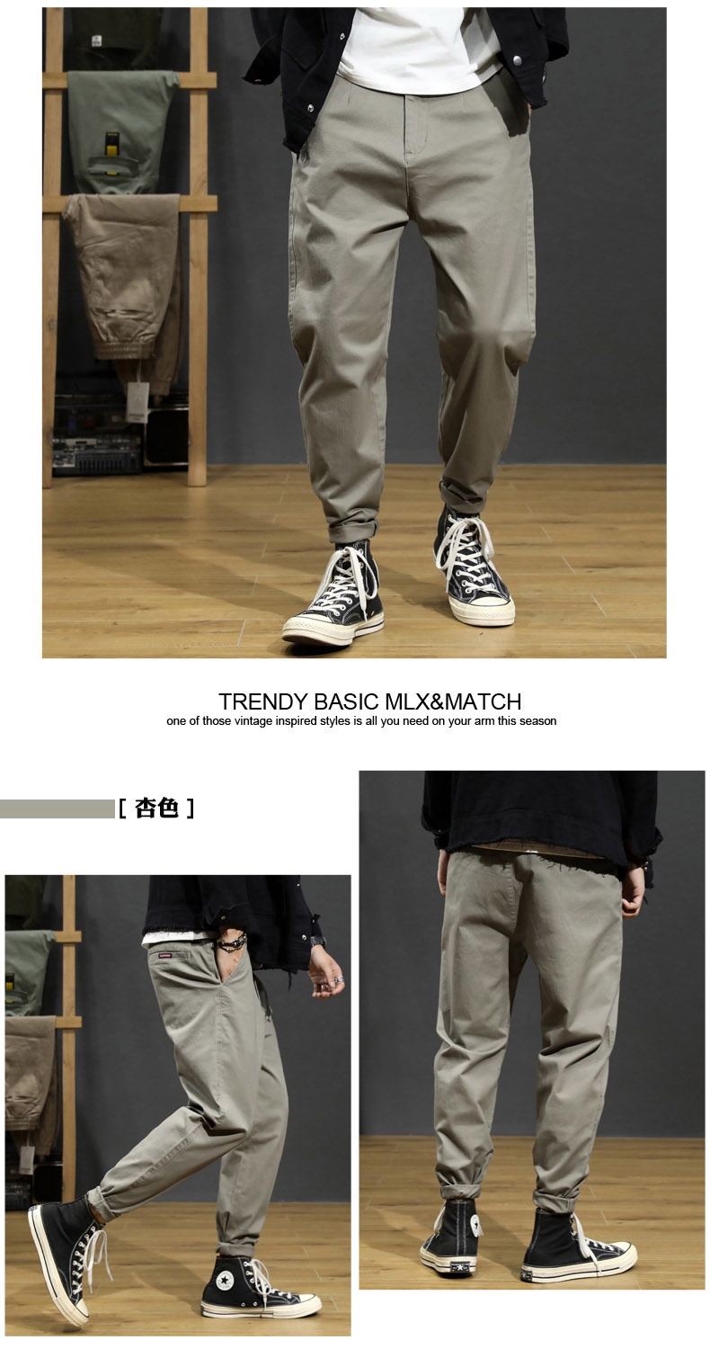 High Quality Chinos Pants for Men Cotton Casual Trousers | Shopee Malaysia