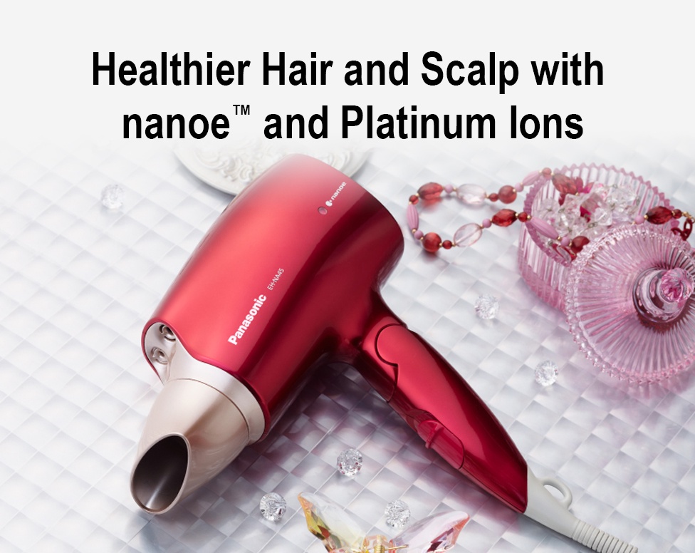 (China Version)Panasonic Beauty Hair Blower Dryer with Nanoe™ Technology Moisture Quick Dry EH ...
