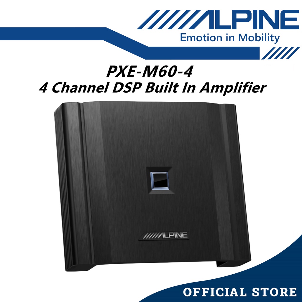 Alpine 4 Channel DSP Car Digital Sound Processor Built In Amplifier PXE ...