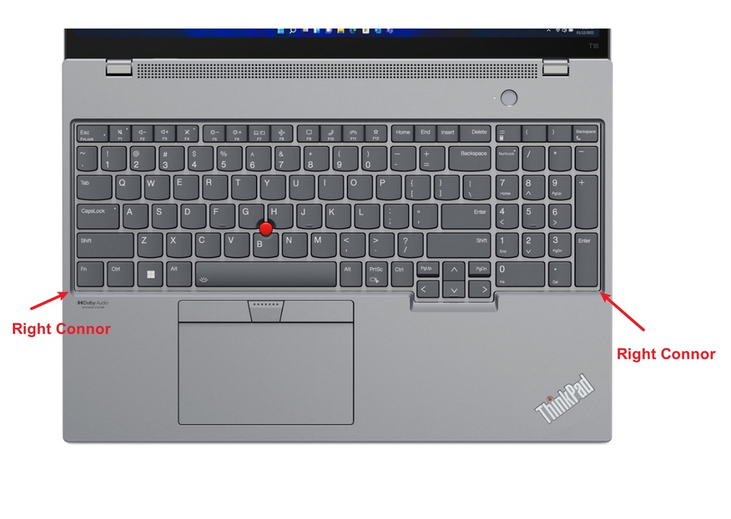 TPU Keyboard Cover Skin For Lenovo ThinkPad T16 Gen 2 1 & P16 P16s Gen ...