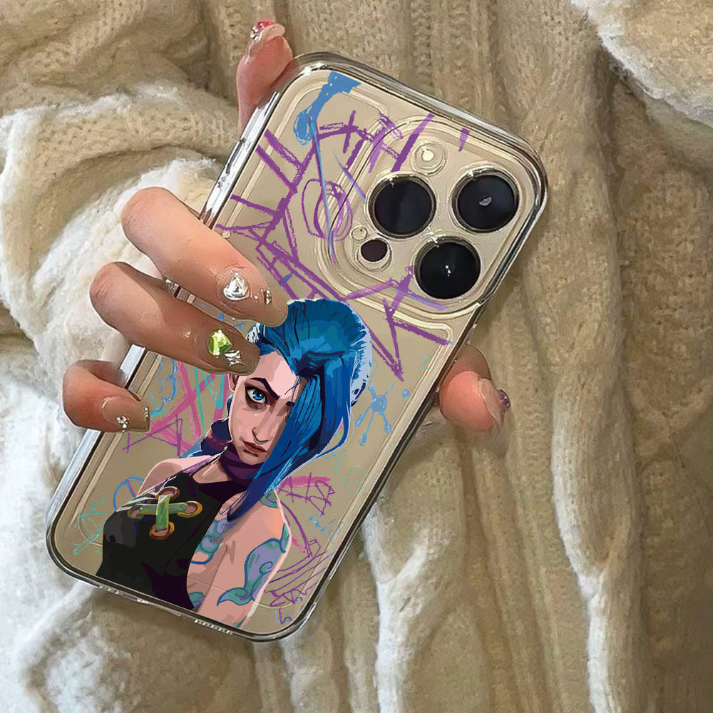 Game LoL Graffiti Jinx Casing for Samsung Galaxy A73 A72 A71 A55 A54 ...