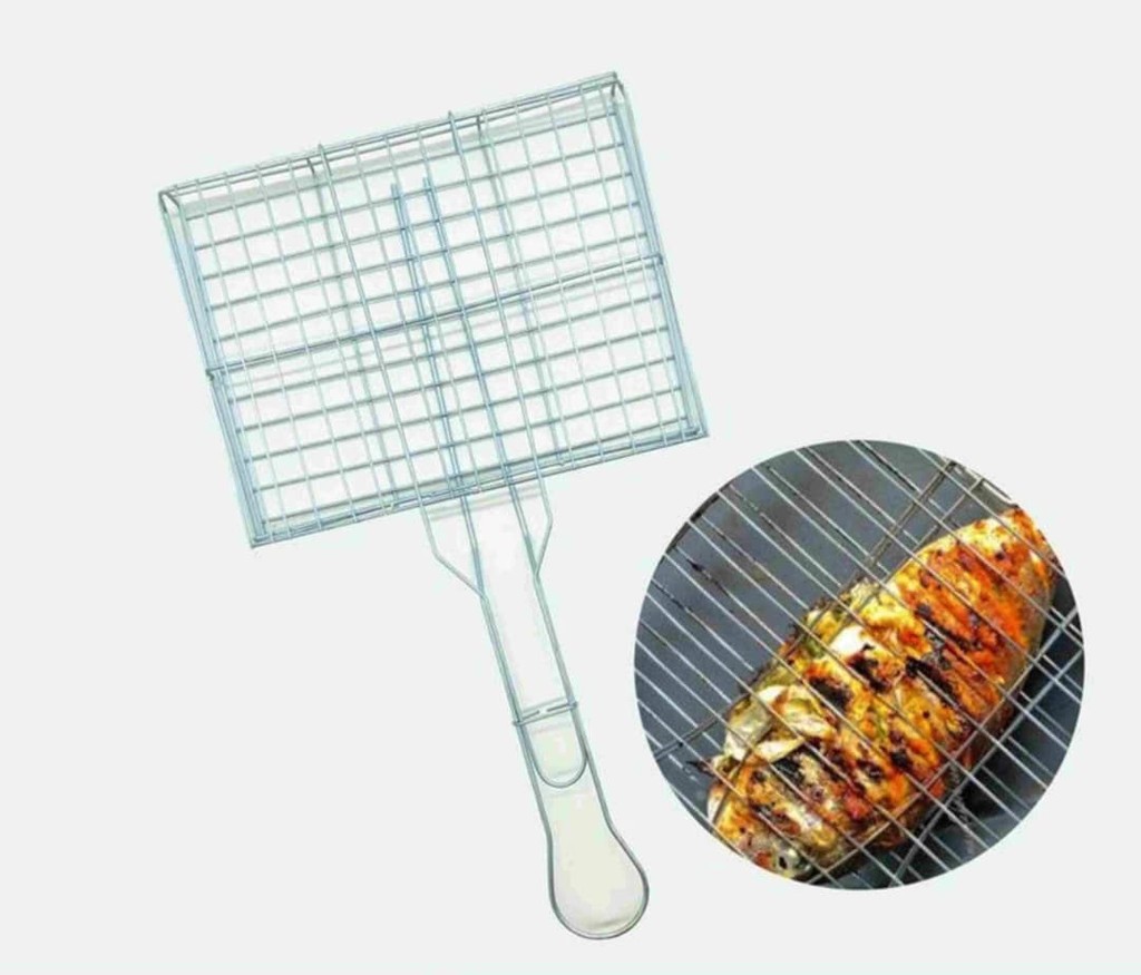 BBQ CLIP BARBECUE GRILL FISH PLANNER / PEMANGGANG IKAN / SATEY ...
