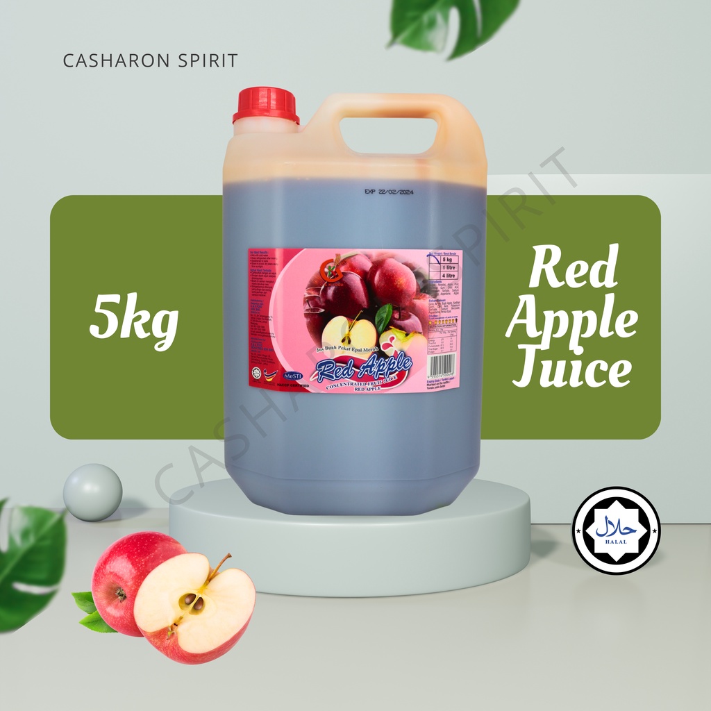 5kg Concentrate Red Apple Juice (4L) | Shopee Malaysia