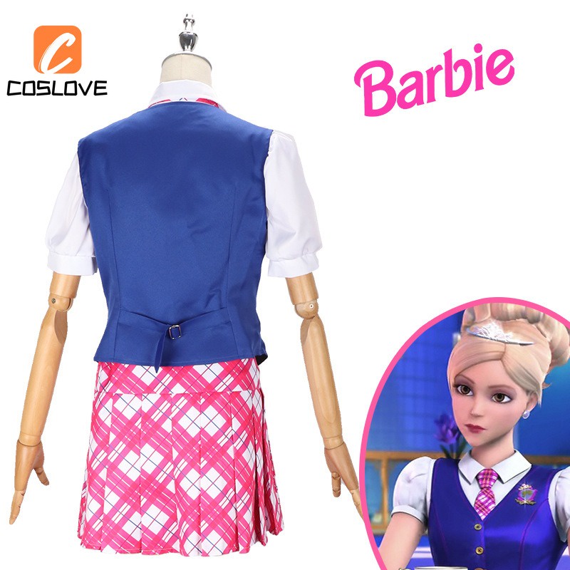 Anime Barbie Princess Charm School Delancey Cosplay Full Set Costume ...