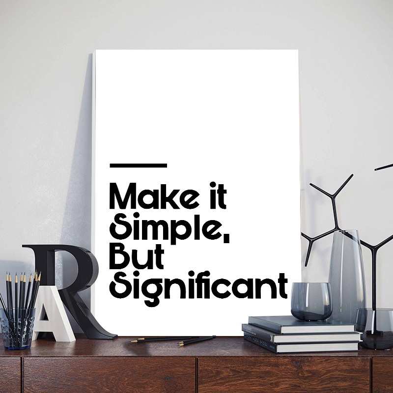 (With Frame)Office Decoration Wall Painting Inspirational Quotations ...