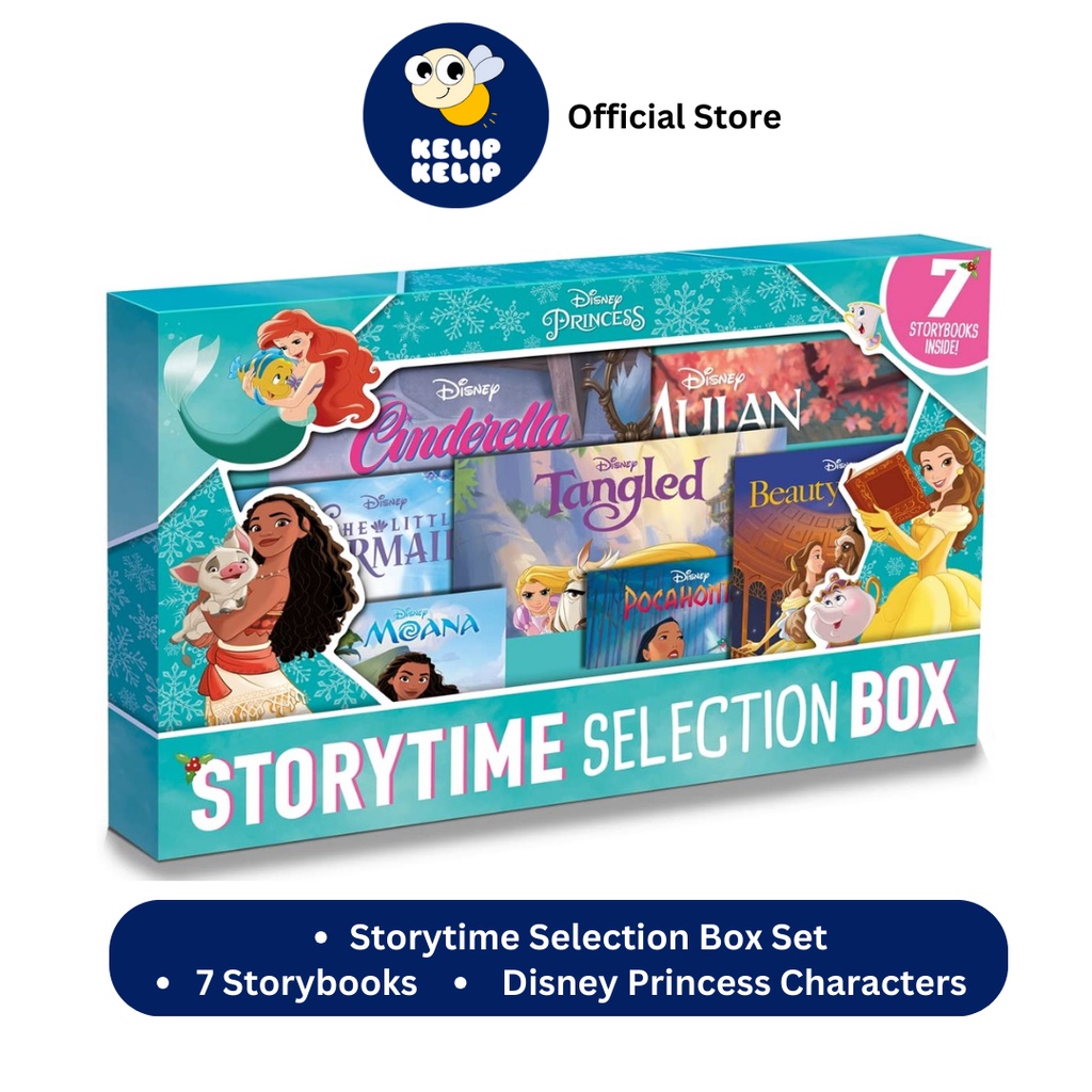 Disney Princess Storytime Selection Gift Set (Boxset) with 7 Story ...