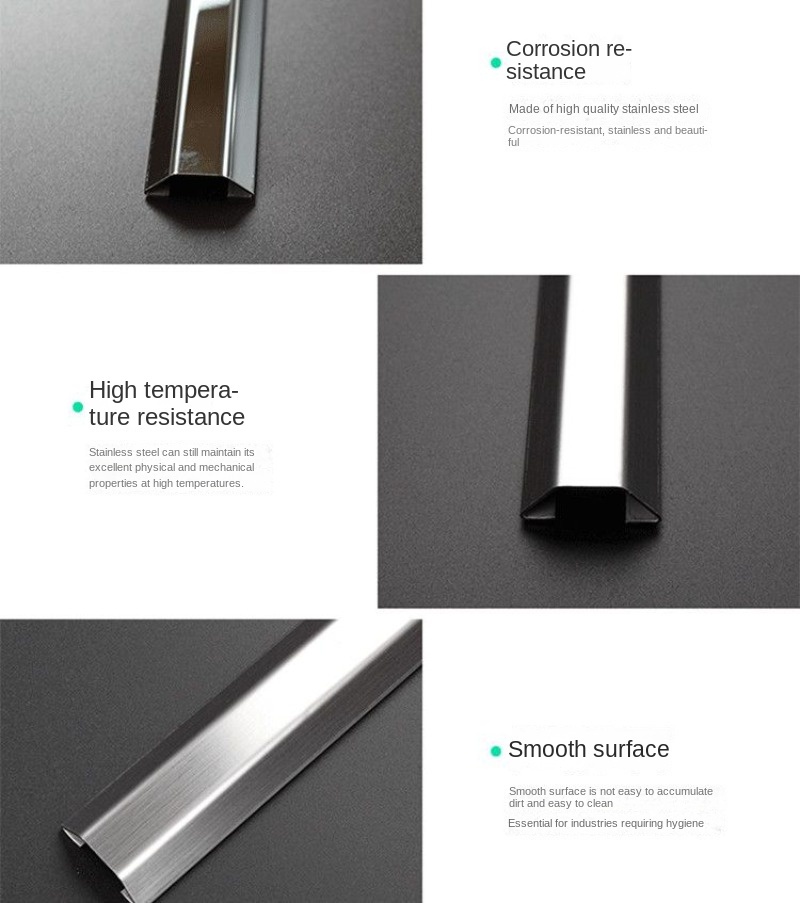 Stainless Steel Trunking Surface Mounted Geosyncline Crimping Trunking ...