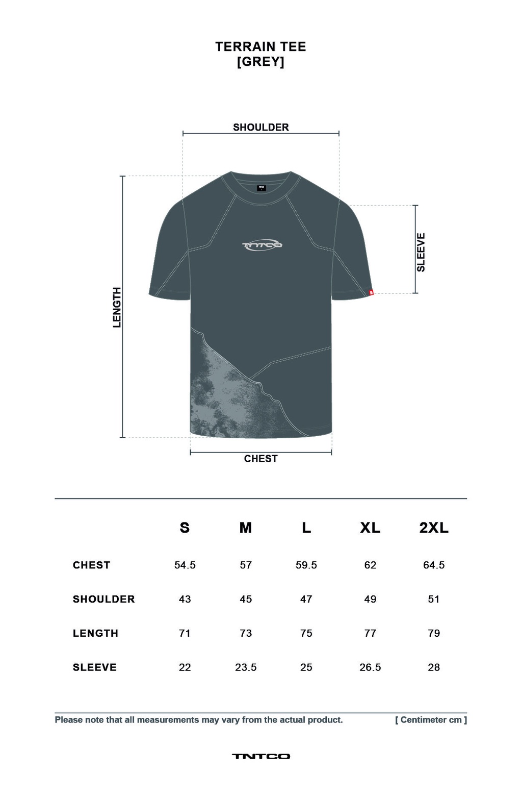 TNTCO Terrain Tee (Grey) | Shopee Malaysia