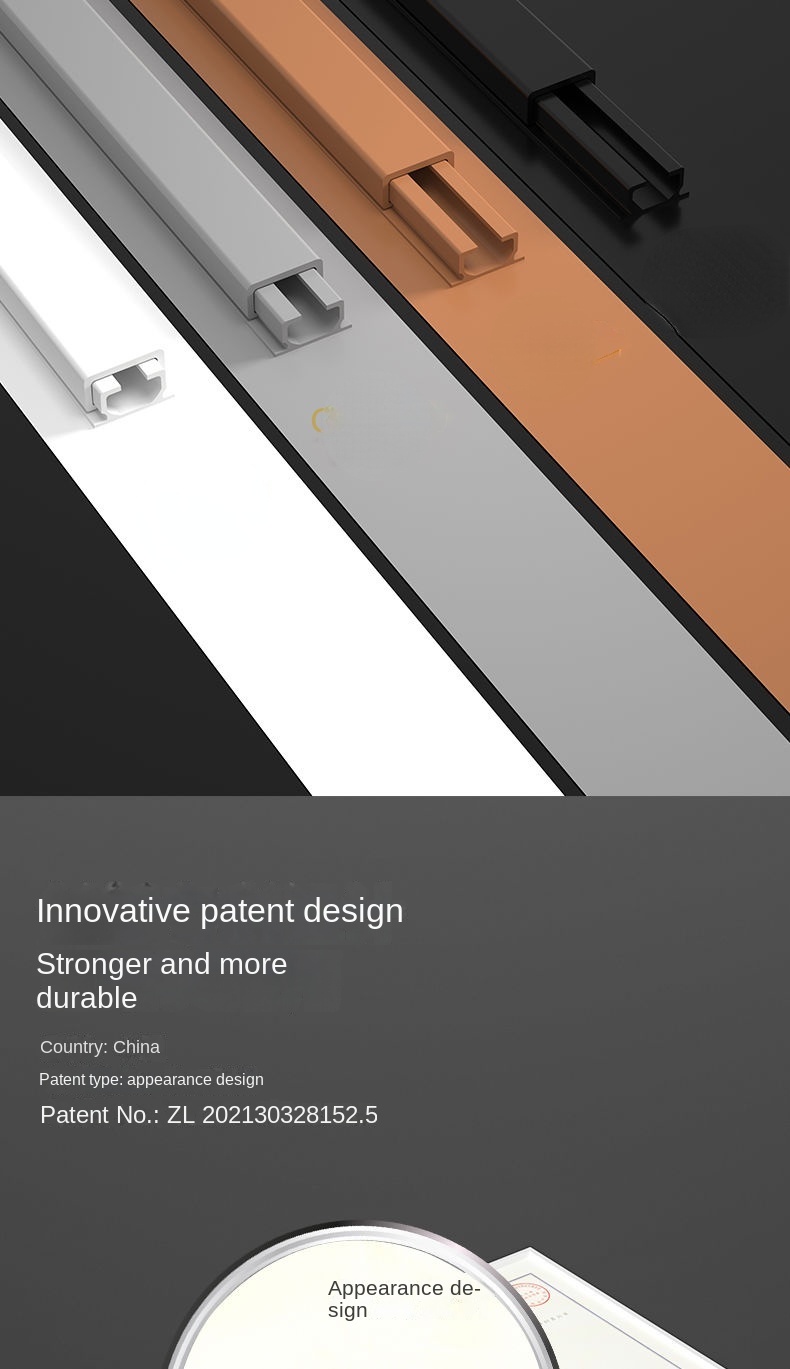 PVC Self-Adhesive Trunking Mini Square Trunking Network Power Cable ...