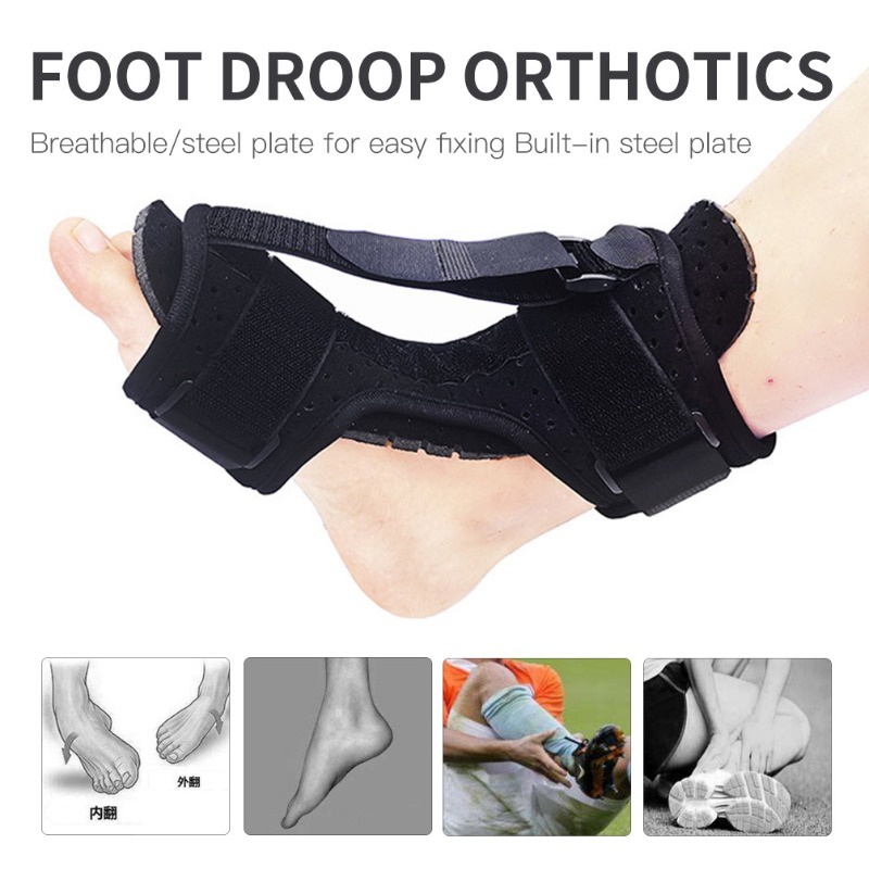 Foot Drop Orthosis Ankle Brace Sprain Fixed Belt Support Foot Drop ...