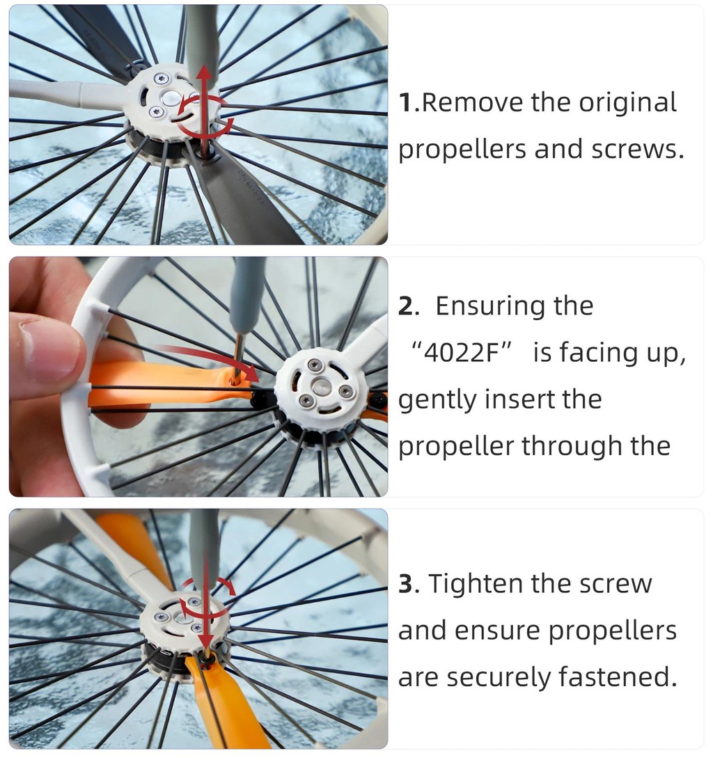 Sunnylife Propellers For DJI Flip Lightweight Propeller Low Noise ...