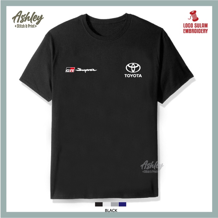 T Shirt Round Neck Cotton Toyota Supra GR Sport Racing Baju T-Shirt ...