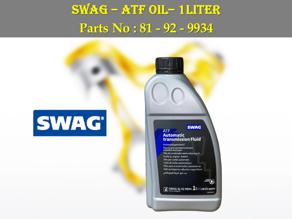 SWAG - 81929934 Auto Transmission Fluid 1L ATF Oil - 1Liter | Shopee ...