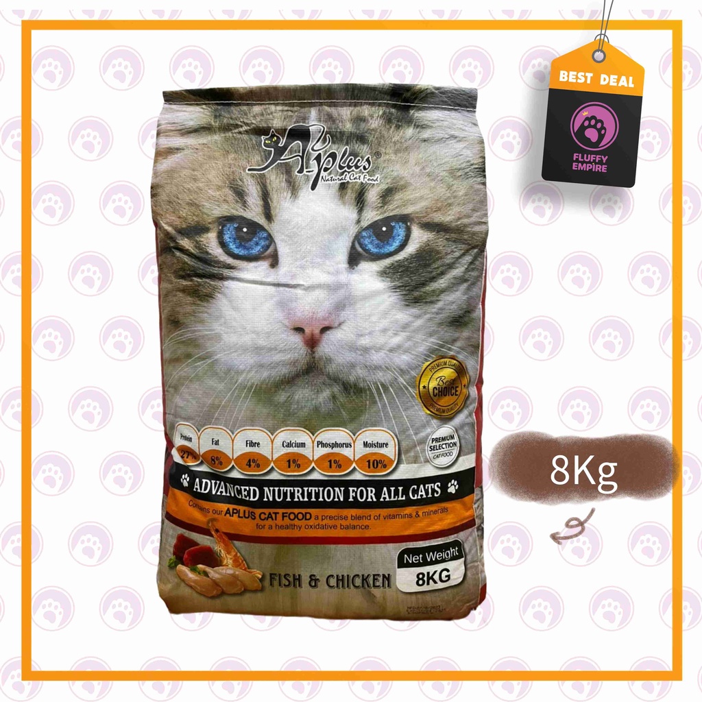 Aplus Dry Cat Food - 8 Kg ( Makanan Kucing ) | Shopee Malaysia