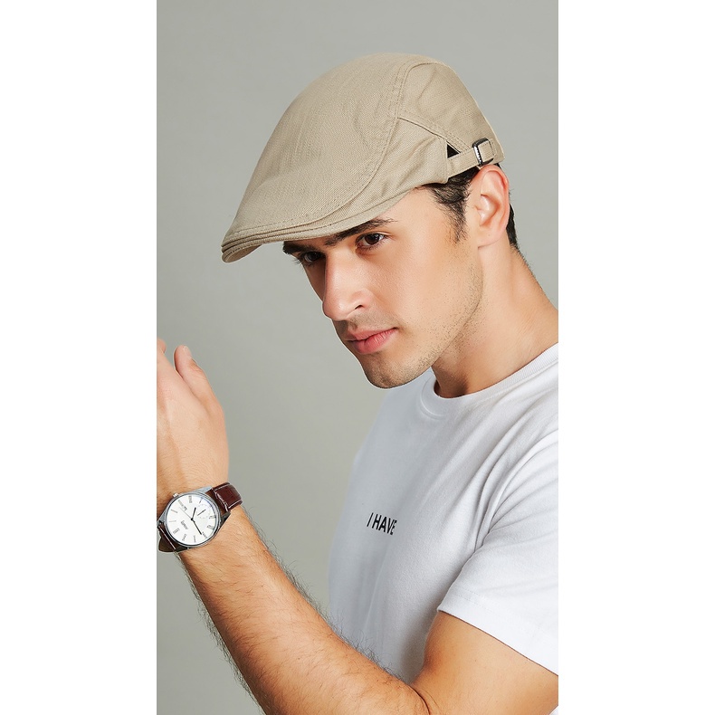 Men British Ivy Cap Fashion Big Head Men Spring and Summer Leisure ...