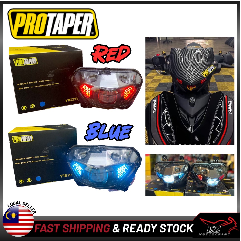 PROTAPER Y16ZR Led Head Lamp Headlamp Lampu Depan Head Light Projector ...