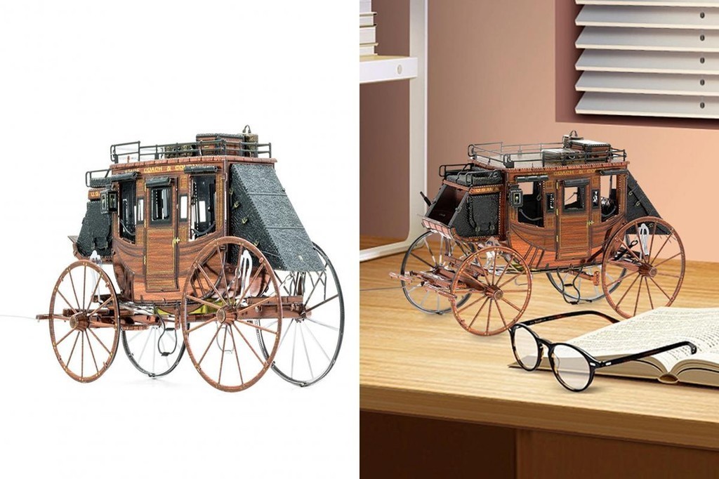 {halfa} Fine Workmanship Carriage Model Realistic and Detailed Carriage ...