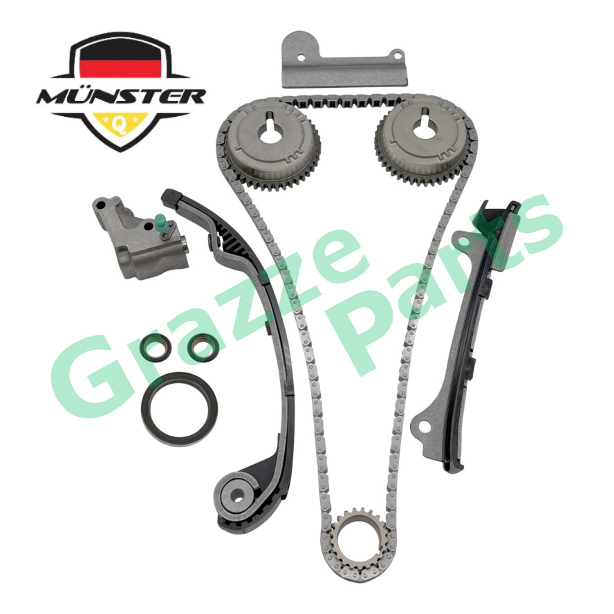 (11pc) Münster Timing Chain Kit Set 13028-4M51A Nissan Sentra N16 N18 1 ...